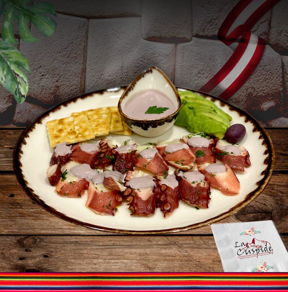 Pulpo al olivo - La Cuspide